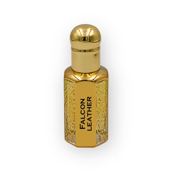 PERFUME DE ACEITE CONCENTRADO FALCON LEATHER 12 ML – Hekayat Attar