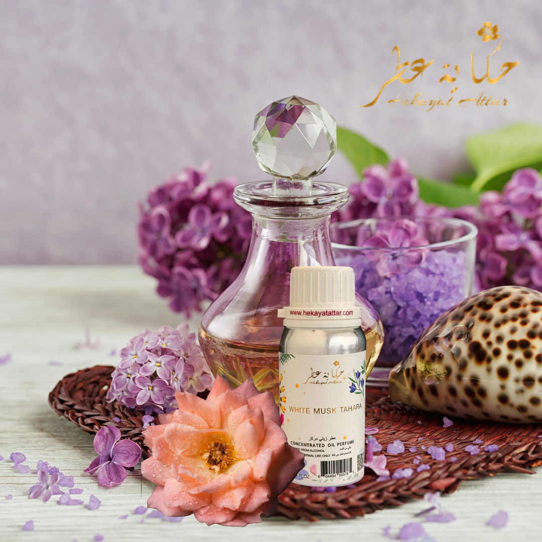WHITE MUSK TAHARA 100 ML CONCENTRATED OIL PERFUME – Hekayat Attar