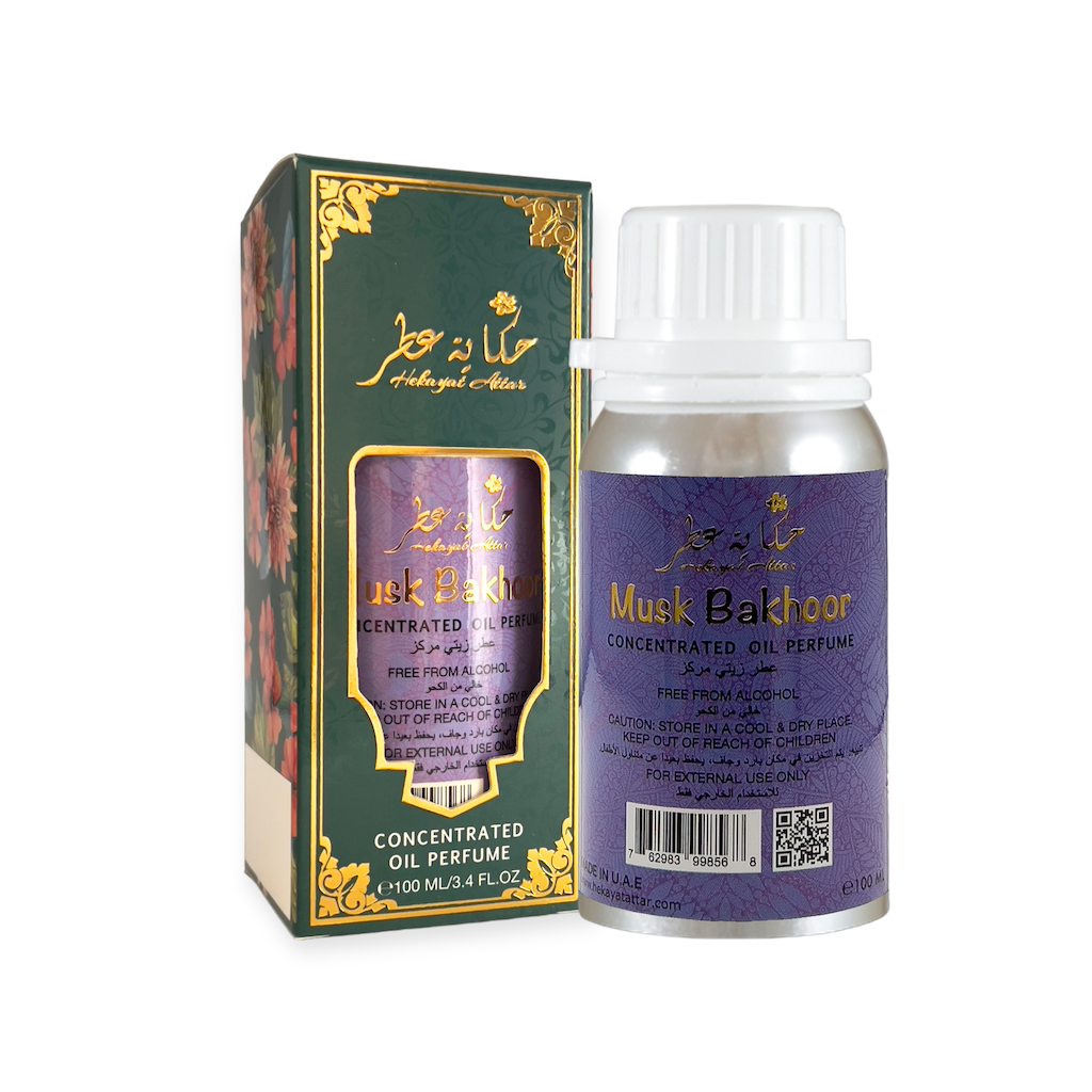 MUSK BAKHOOR 100 ML CONCENTRATED PERFUME OIL – Hekayat Attar & Al Oud ...